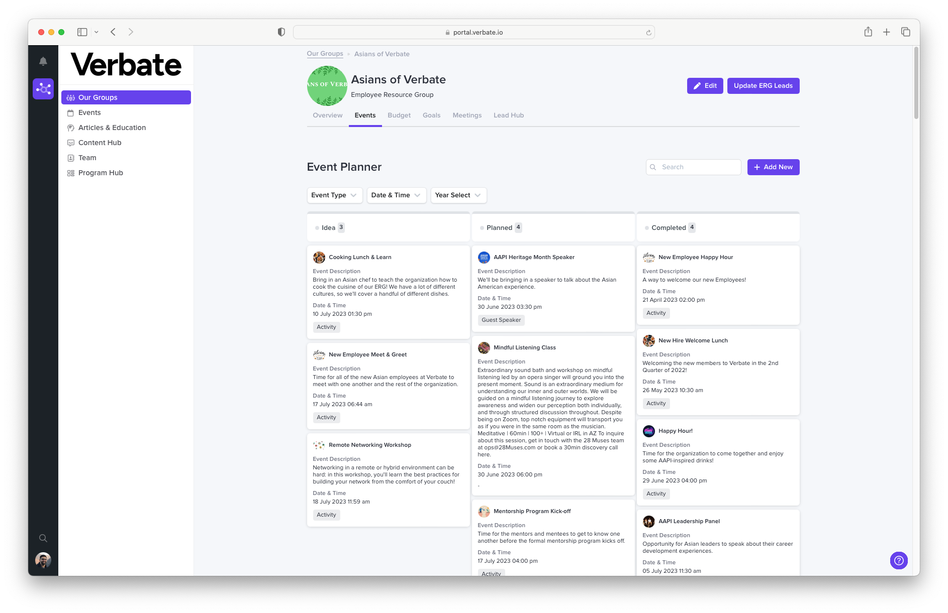 Verbate | Employee Resource Group Community & Platform